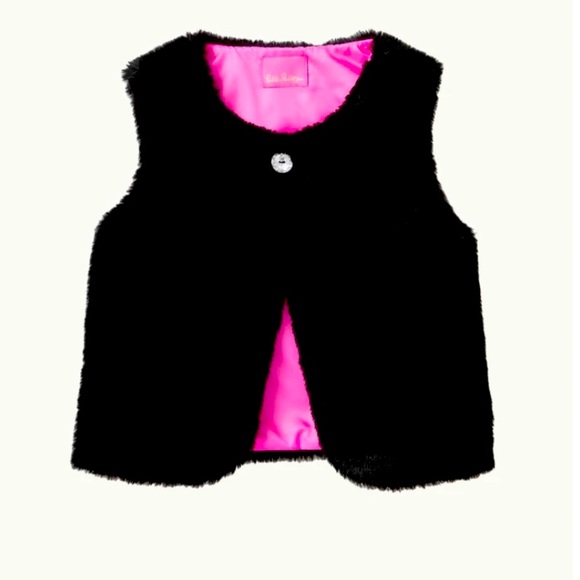 Lilly Pulitzer | Jackets & Coats | Lilly Pulitzer Winston Faux Fur Vest ...